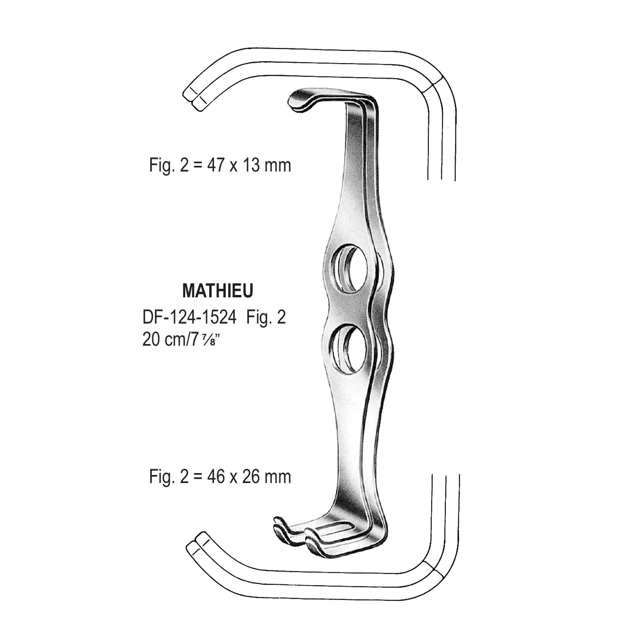 Mathieu Retractors 42X13-46X26mm Surgery Instrument – Dr Frigz