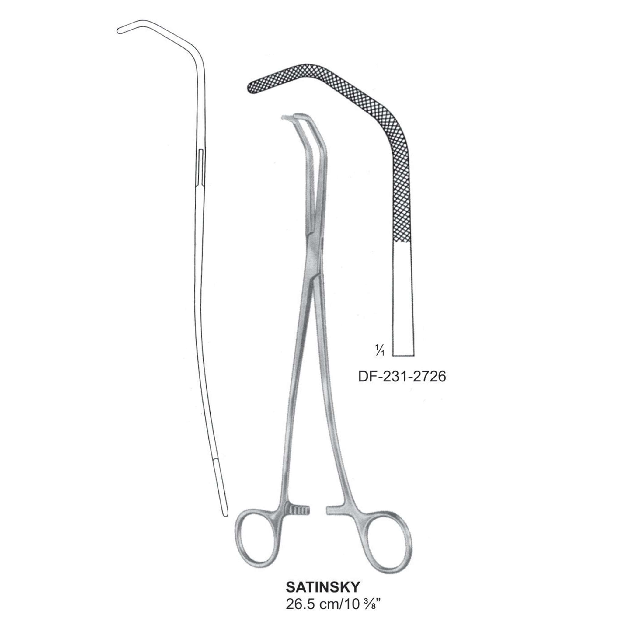 Satinsky Blood Vessel Surgery Instrument – Dr Frigz