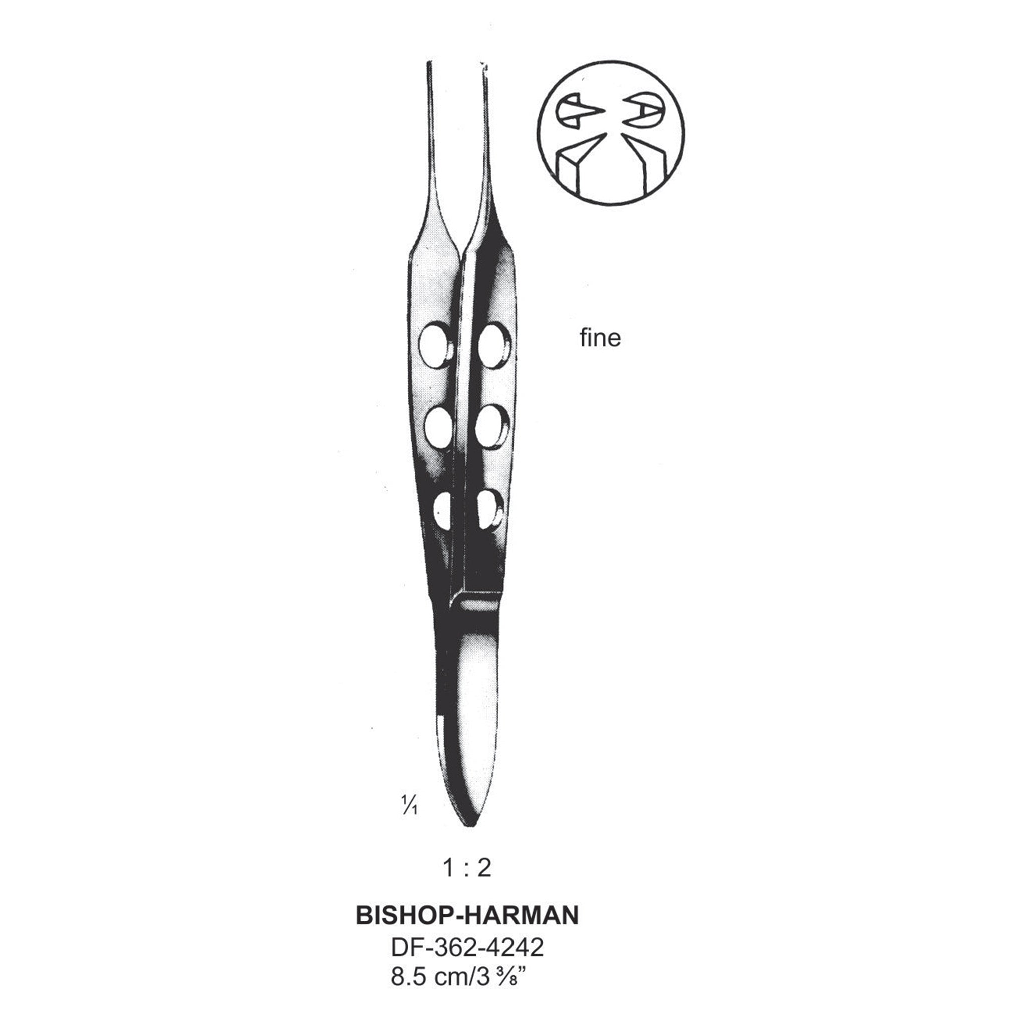 Bishop-Harman Iris Forceps Surgery Instrument – Dr Frigz