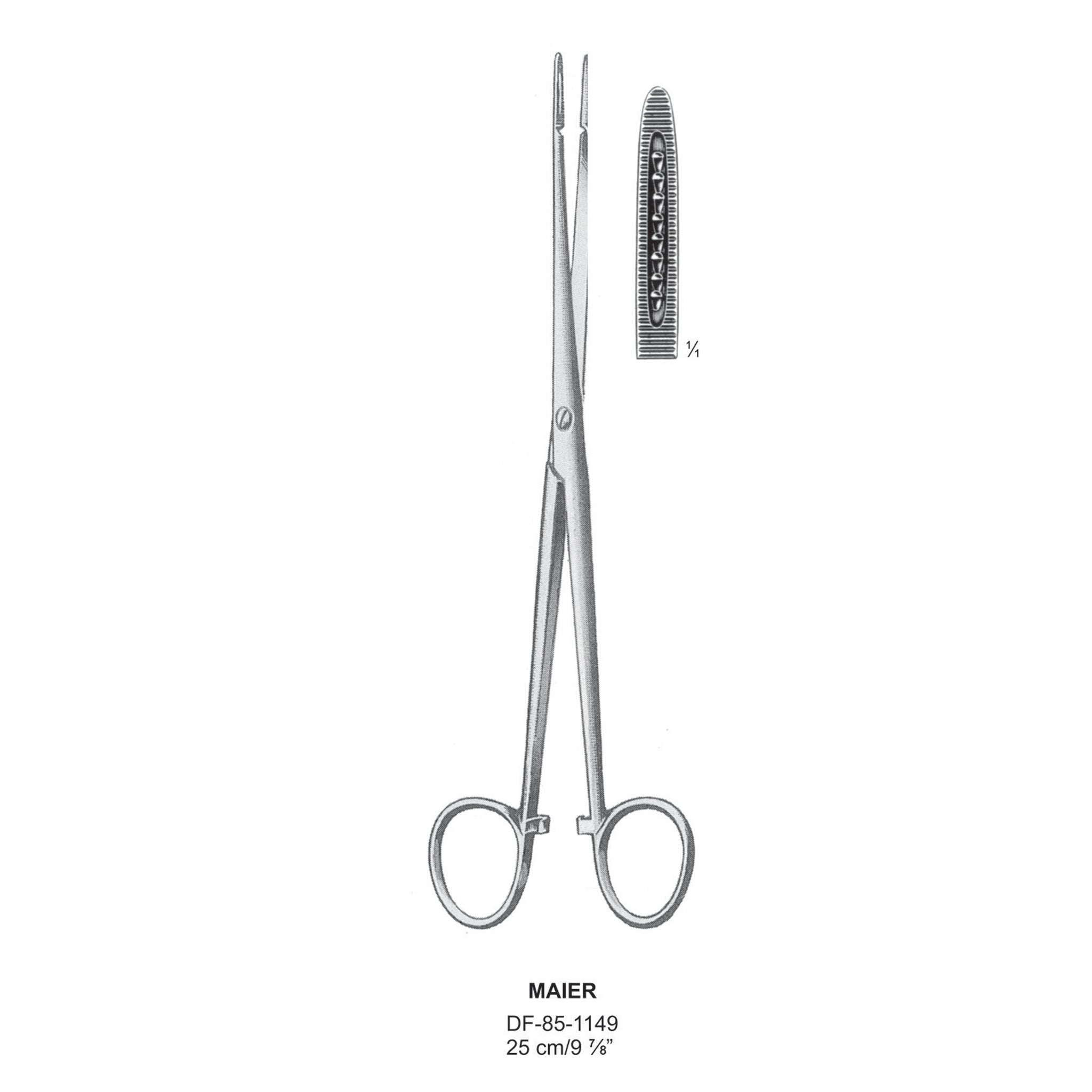 Maier Forceps 25cm Surgery Instrument – Dr Frigz