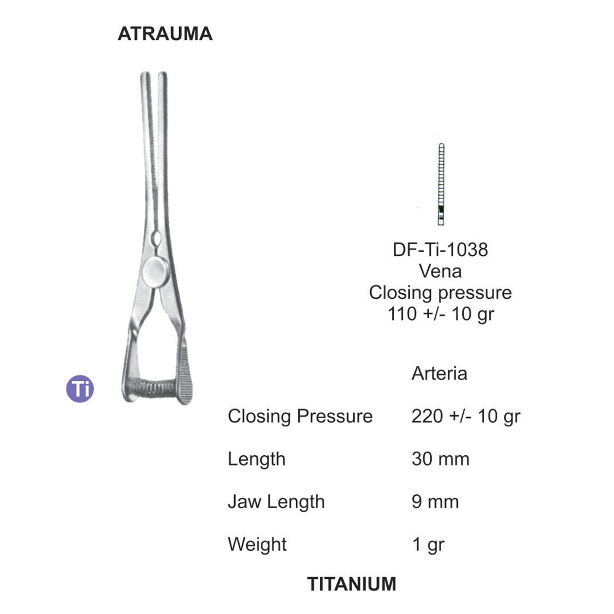 Titanium-Atraum Bulldog Surgery Instrument – Dr Frigz