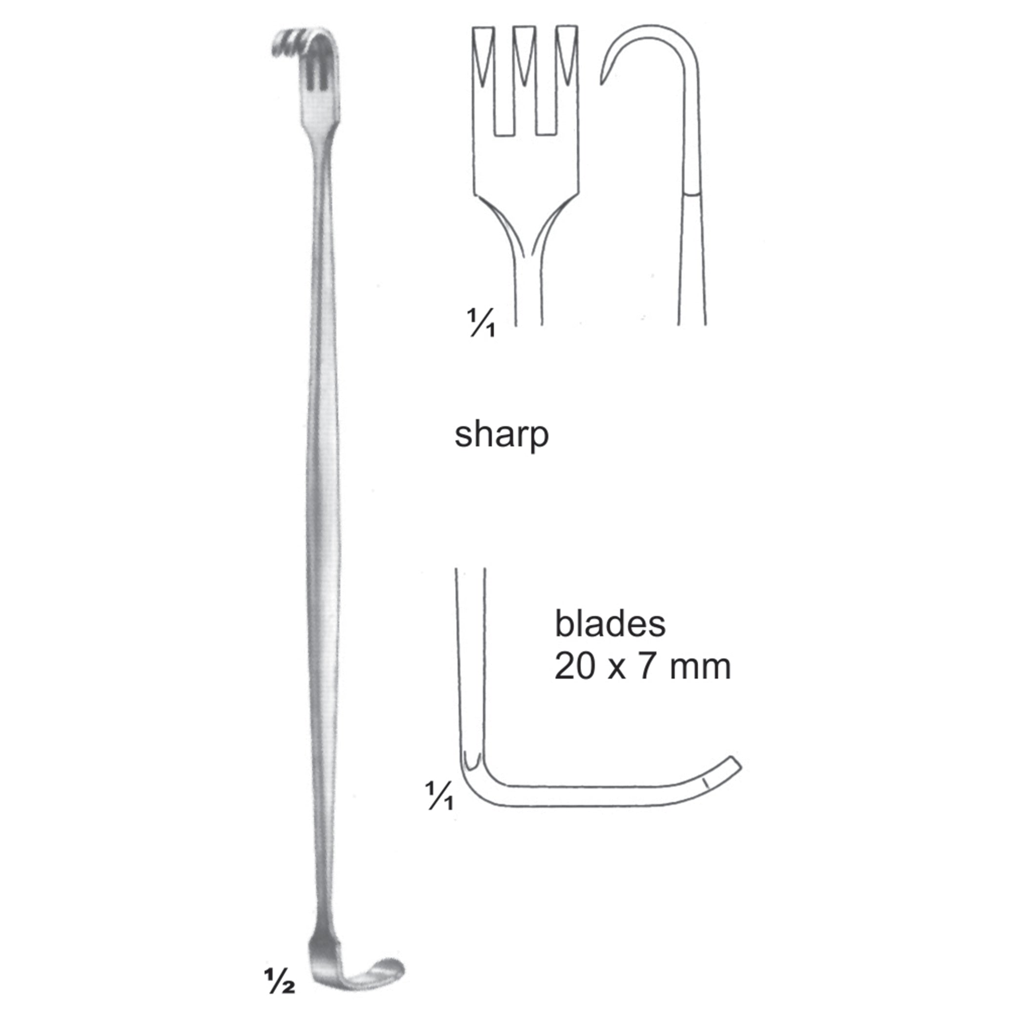 Senn-Miller Retractors Sharp Surgery Instrument – Dr Frigz