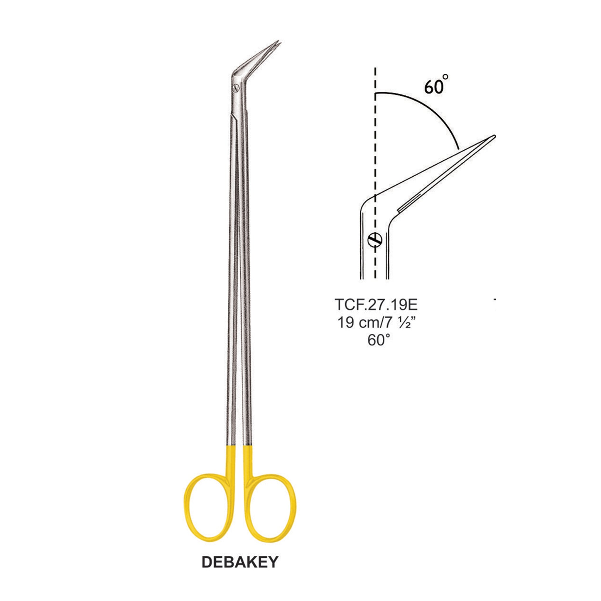 TC-Debakey Vascular Scissors Surgery Instrument – Dr Frigz