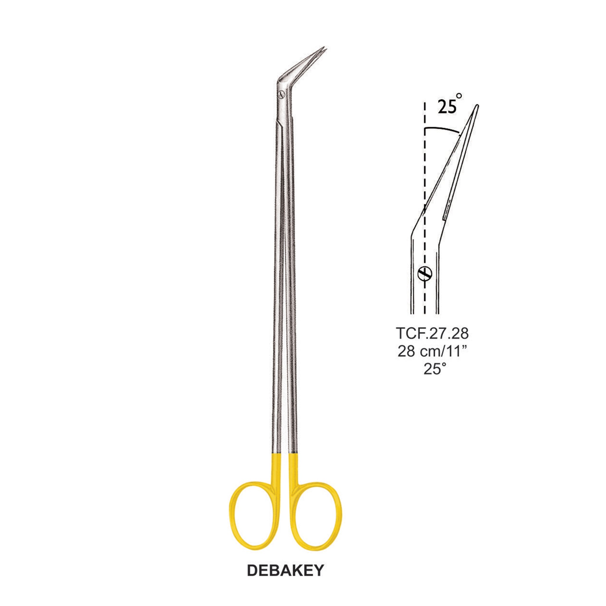 TC-Debakey Vascular Scissors Surgery Instrument – Dr Frigz